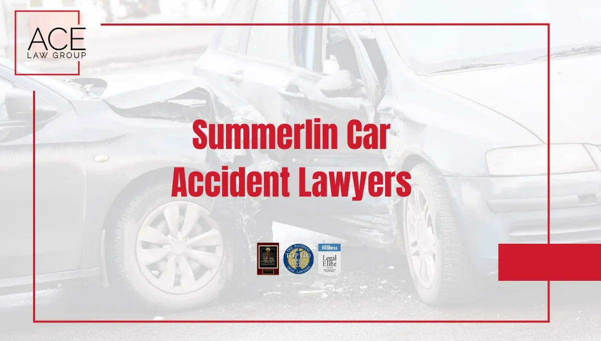 Summerlin Car Accident Lawyer | Get Free Legal Help